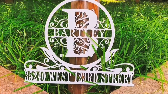 Watch Personalized Address Sign with Last Name on Amazon Live