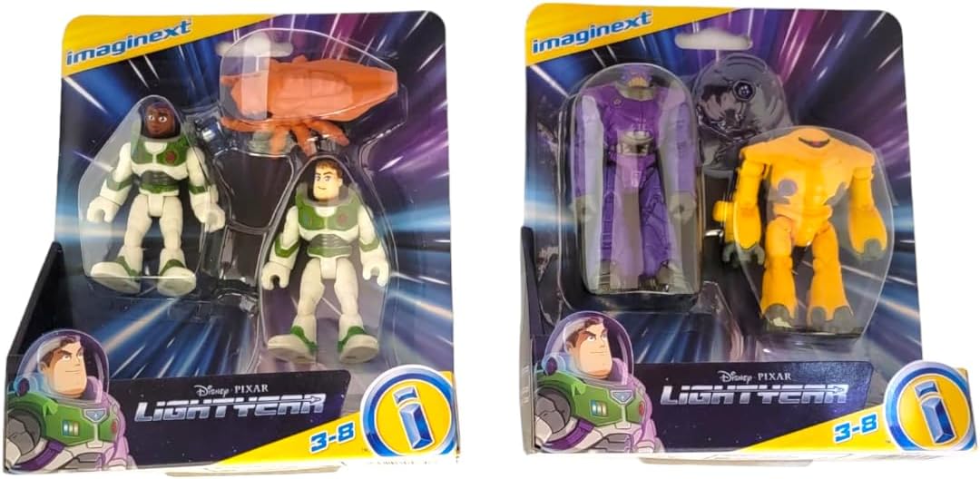 Fisher-Price Imaginext Disney and Pixar Lightyear Buzz and More Set of ...