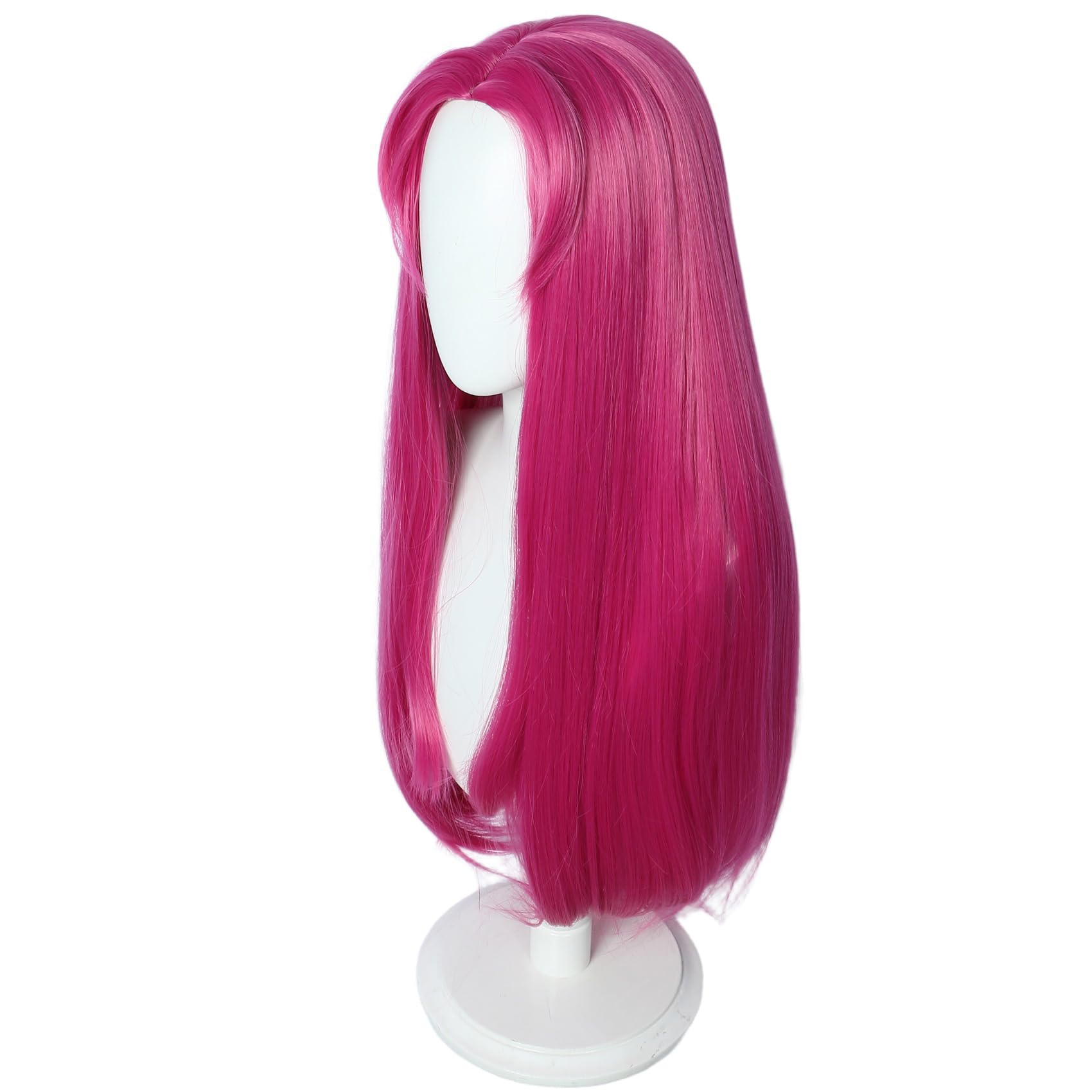 Snapklik.com : Anime Cosplay Long Rose Red Straight Wig Halloween ...