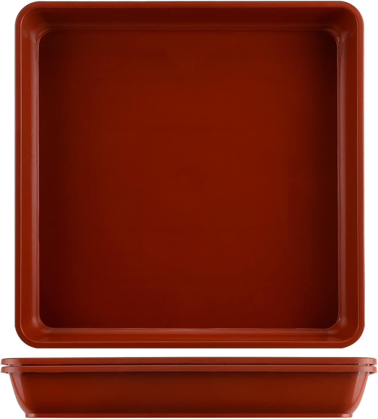 Amazon.com : YUE Squared Plant Saucer 6810 inches (top Width) 5 Pack ...