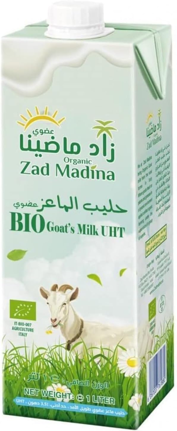 Zad Madina Organic Bio Goat Milk UHT, 1 Ltr : Buy Online at Best Price ...