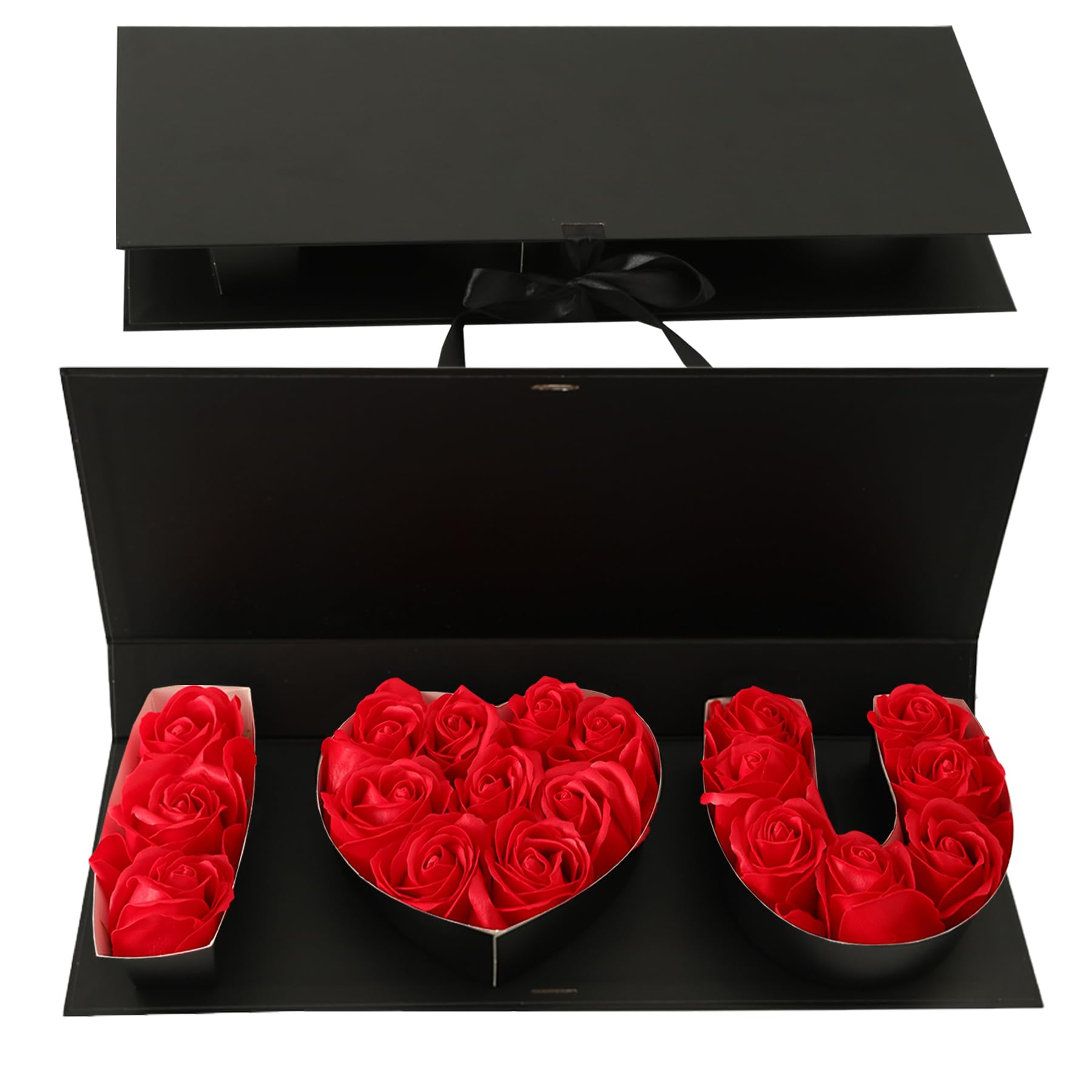 Amazon.com: MLOLM I Love U Box for Flowers 2 Pcs Empty I Heart U Flower ...