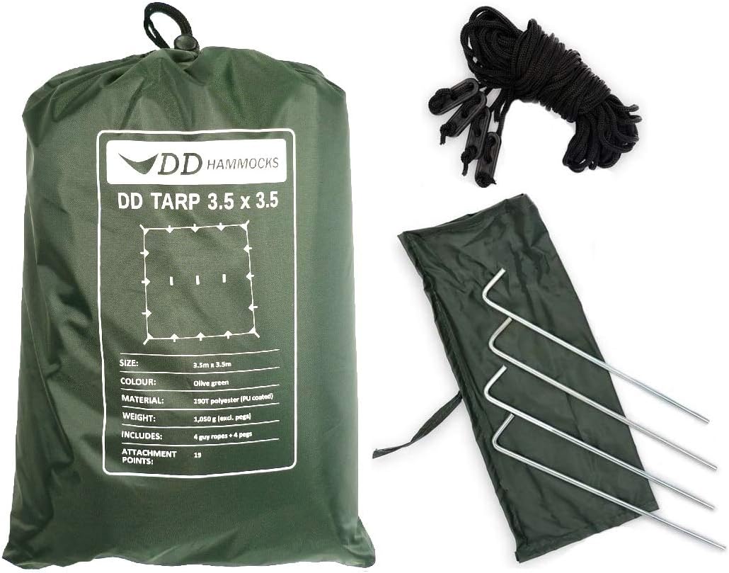 DD Hammocks - DD Tarp XL - Extra Large 4.5m x 3m Waterproof Rectangular ...
