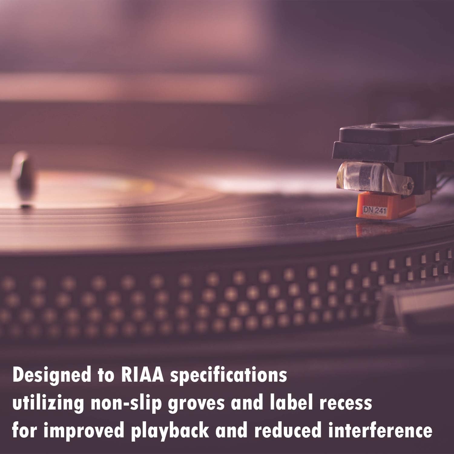 Deco Gear Audiophile 12-Inch Silicone Rubber Turntable Platter ...