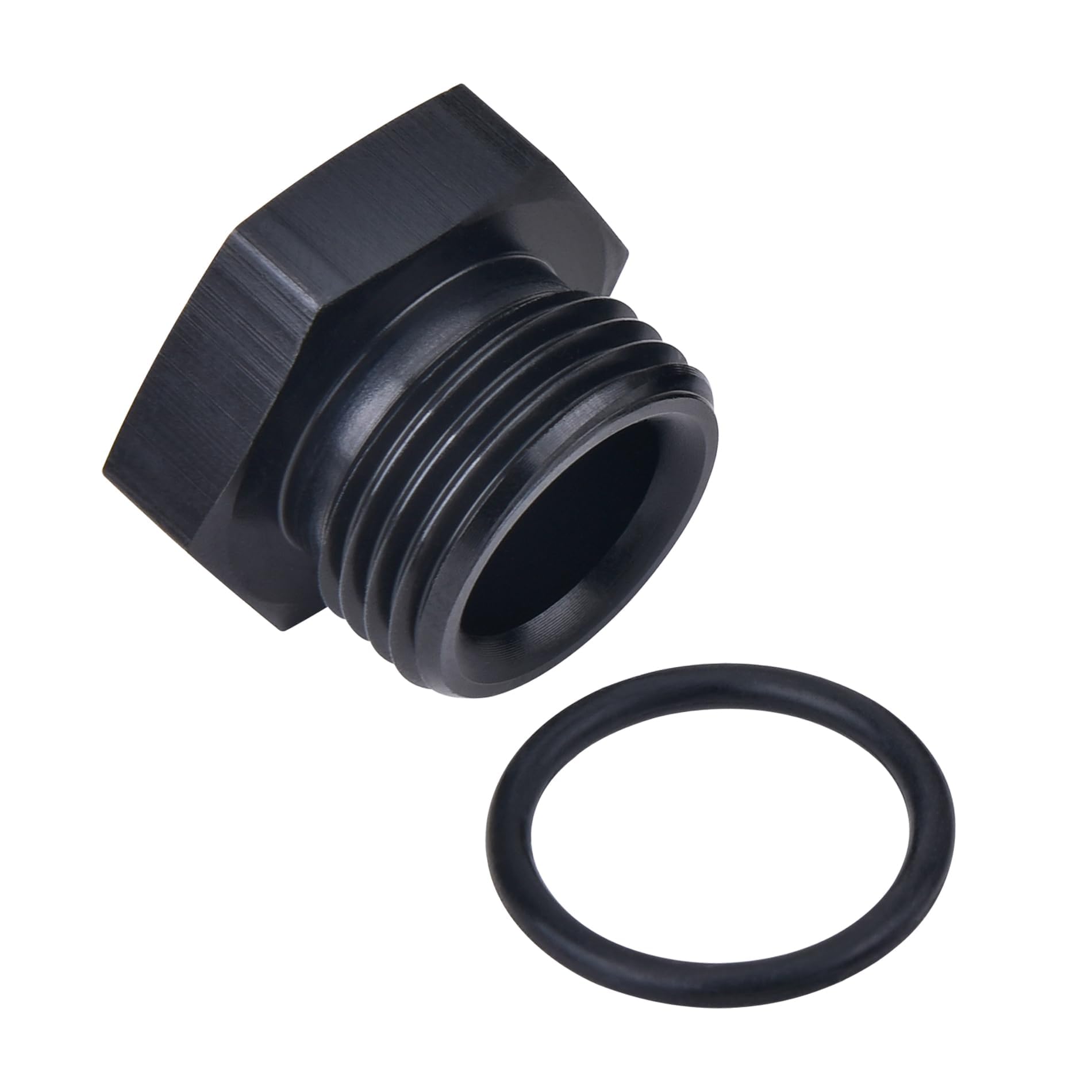 Snapklik.com : 4AN Block Off Cap ORB Plug Fitting Adapter Male Aluminum
