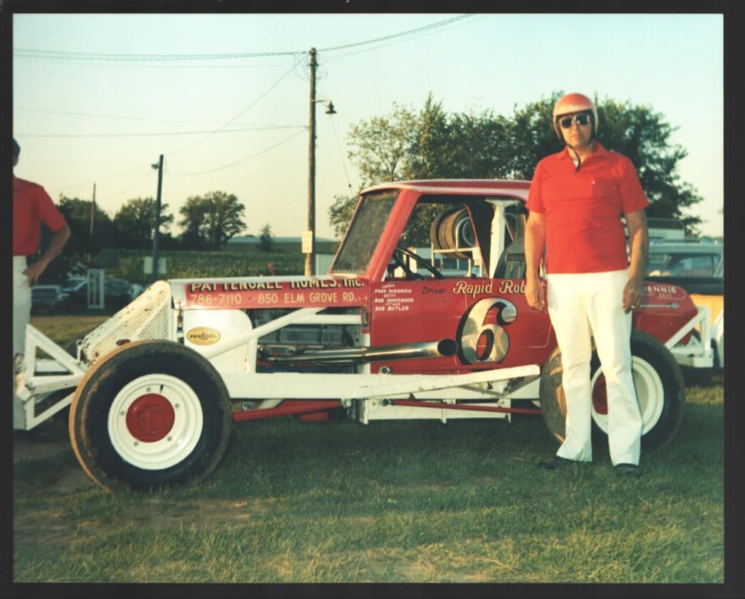 Wisconsin Dirt Track Modified Stock Car #6 8 X 10 Color Photo 1960's ...