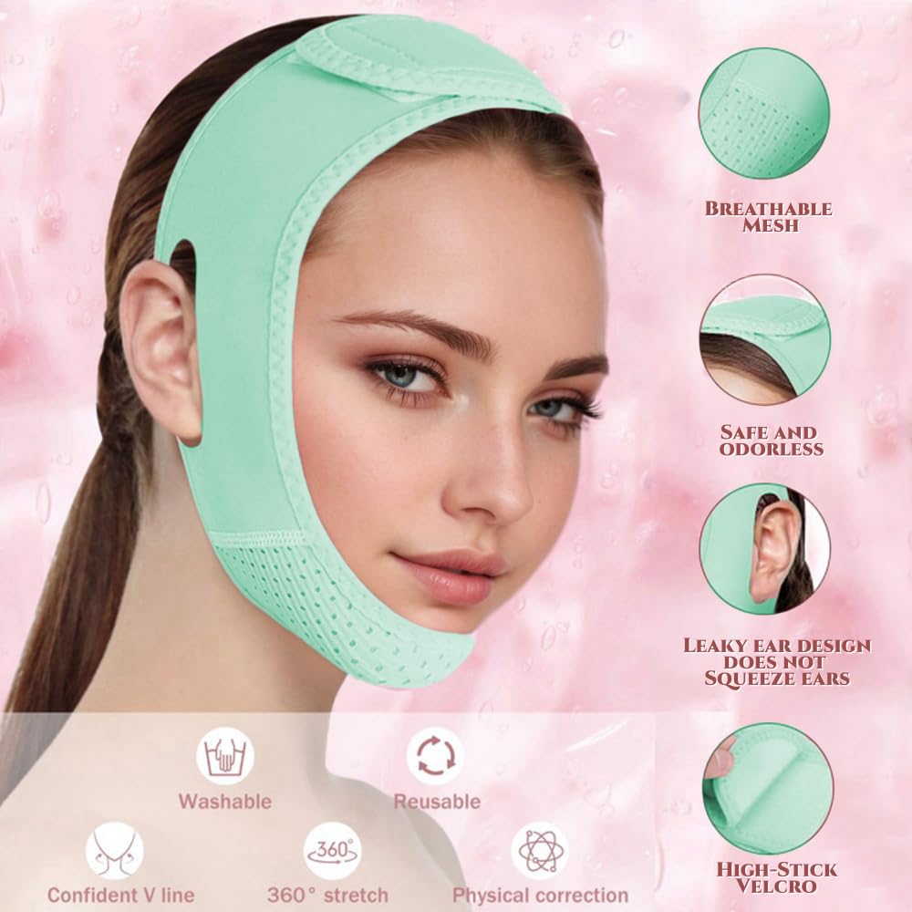 Snapklik.com : V-Line Mask Chin Up Mask V Shaped Face Mask Chin Strap ...