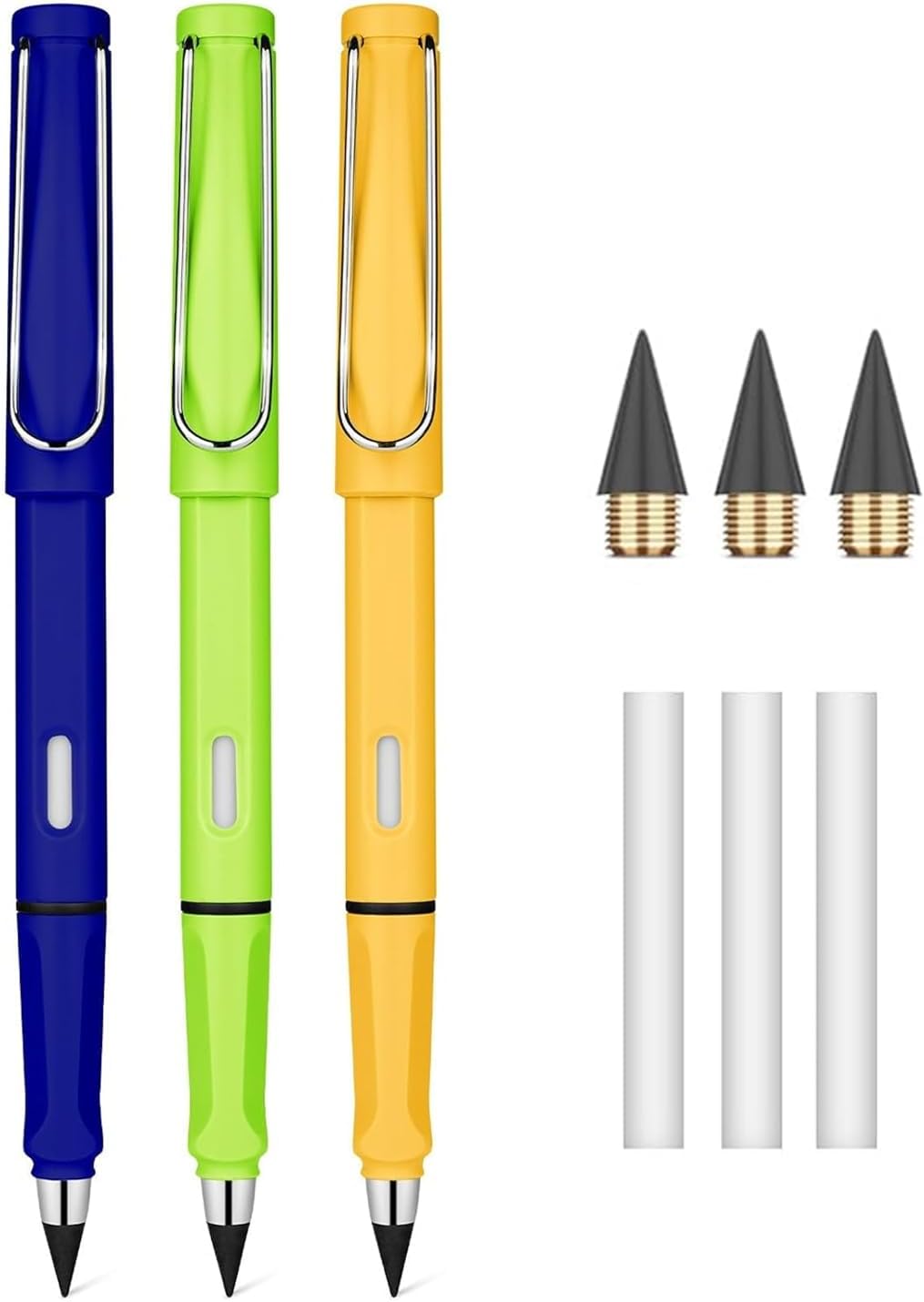 LIVESRD Inkless Infinity Magic Pencil With Eraser, Reusable Replaceable ...