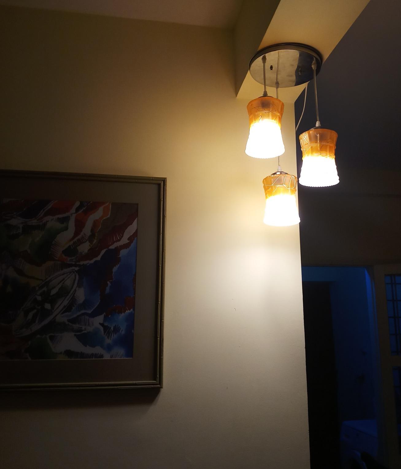 LED Compatible Pendant Ceiling Lamp Hanging Light of 3 Decorative Lamp ...