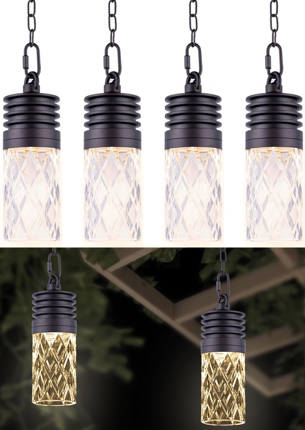 BTNHPLite Low Voltage LED Hanging Lights, Outdoor Pendant Lights, 4.5W ...