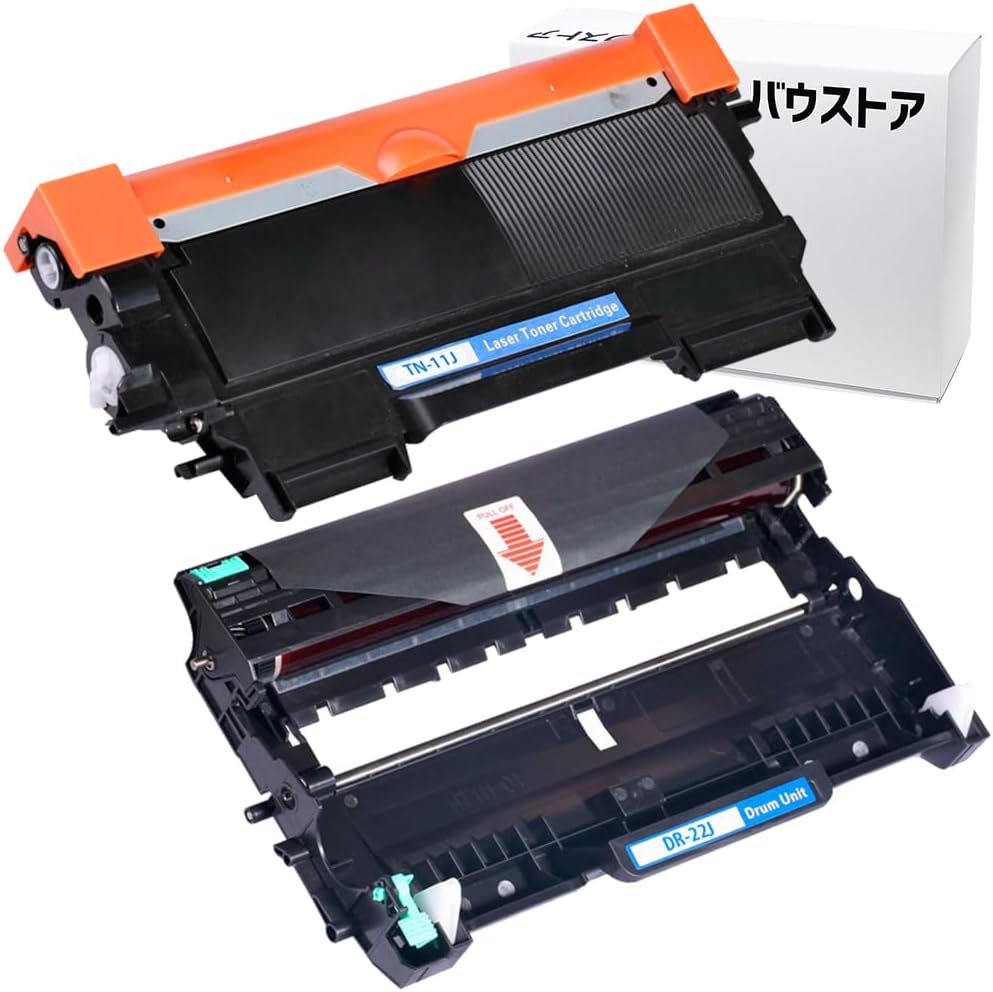 Amazon.co.jp: バウストア ブラザー brother TN-11J DR-22J 互換トナーカートリッジ 互換ドラムユニット各1個セット 対応機種: HL-2130 : パソコン・周辺機器