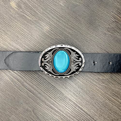 Snapklik.com : Vintage American Western Cowboy Ice Blue Stone Belt ...