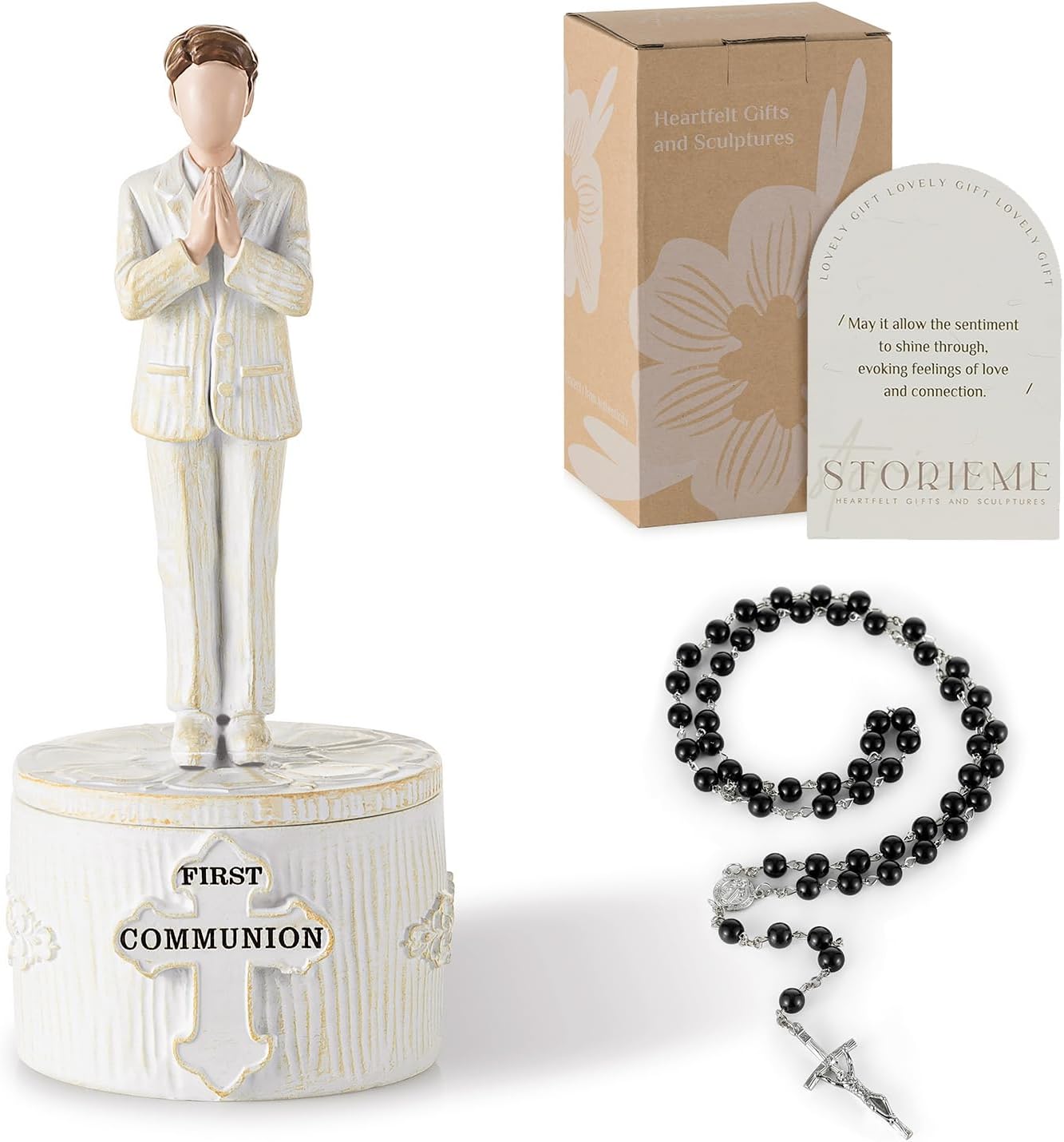 Amazon.com: Storieme First Communion Gifts for Boys: Holy Confirmation Baptism Favors for ...