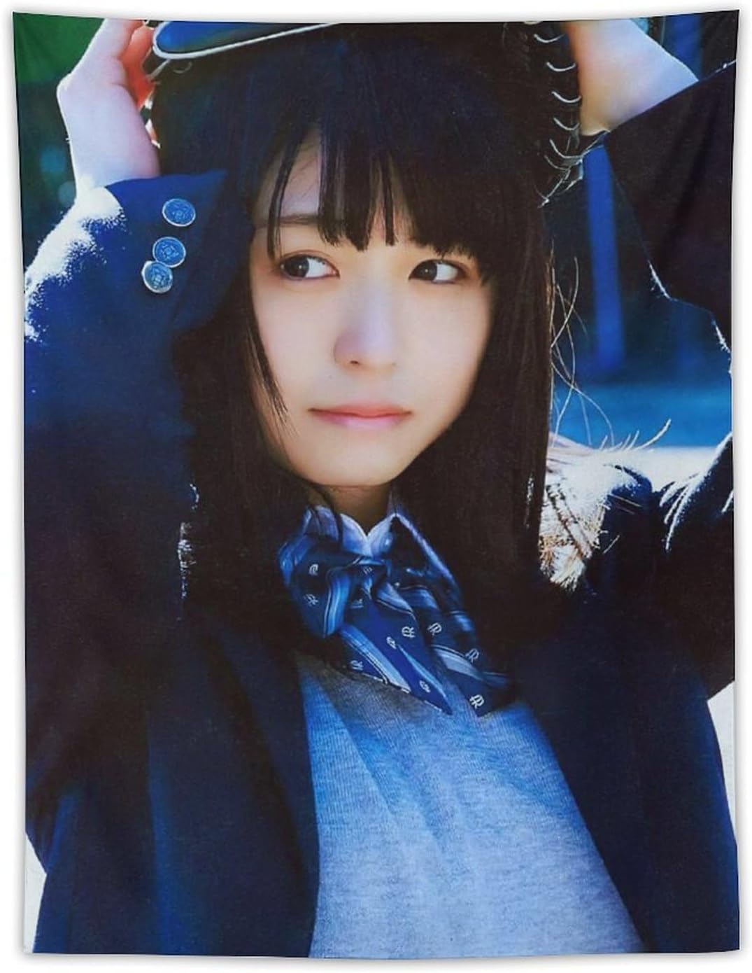 Amazon.co.jp: 長濱ねる最新グラビア含む水着画像タペストリー タペストリー ウォールアート 印刷 画像 ポスター 壁の絵 壁掛け 壁飾り ホーム装飾(No.J492)30"x40 ...