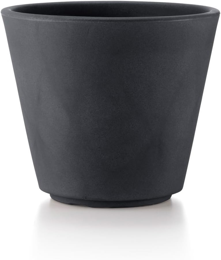 Teraplast Planter, 100% Plastic, Anthracite, 60 cm : Amazon.co.uk: Garden