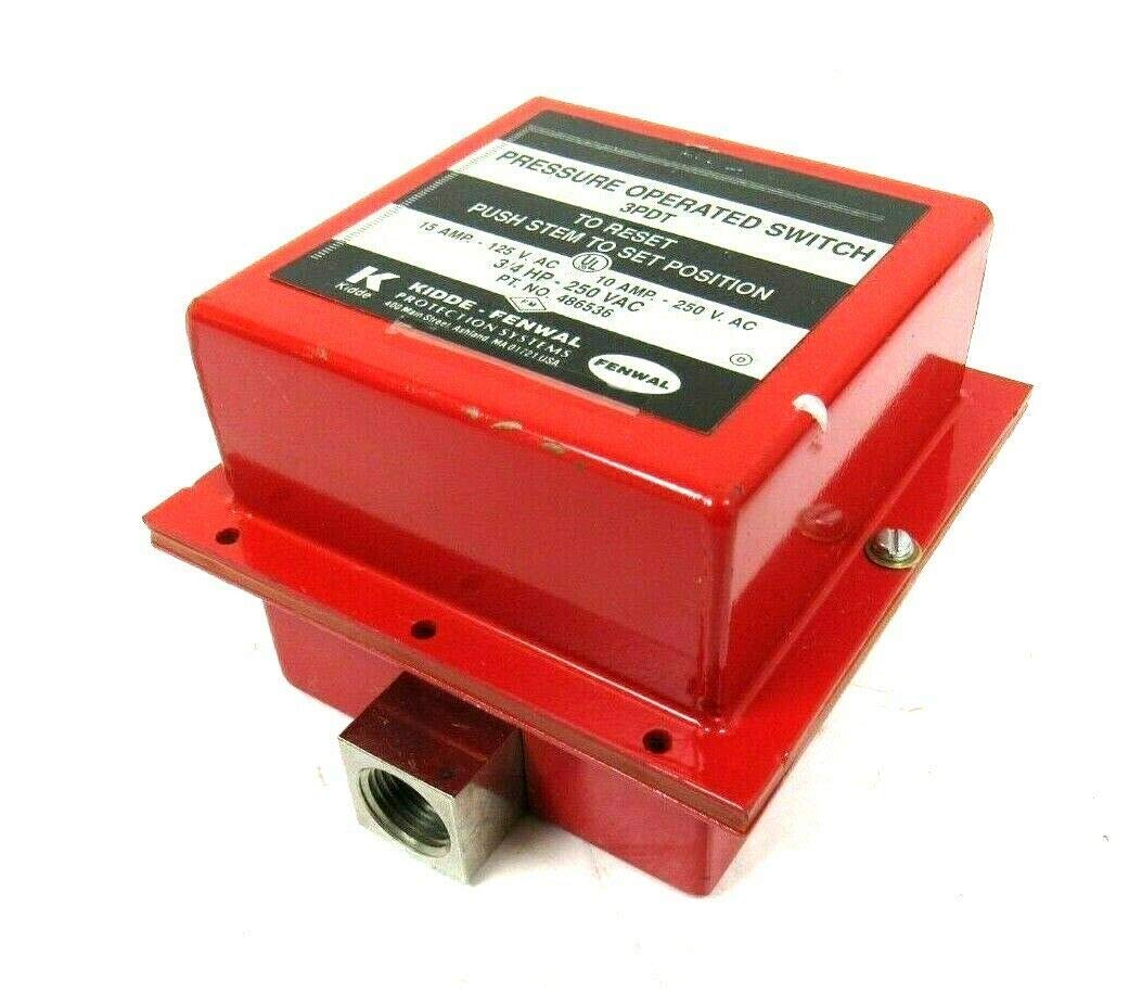 Kidde fenwal 486536 Interruptor de presión, 125 VAC, 15 A : Amazon.com ...