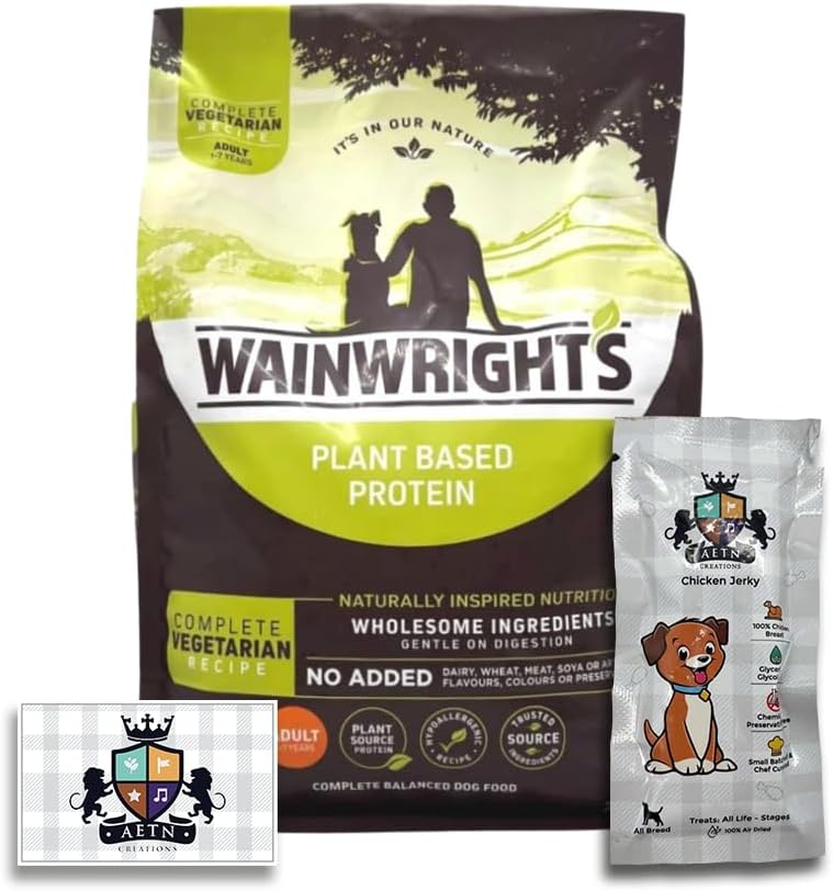 AETN Creations Plant Based Protein Dry Adult Dog Food 2kg Nutritious ...
