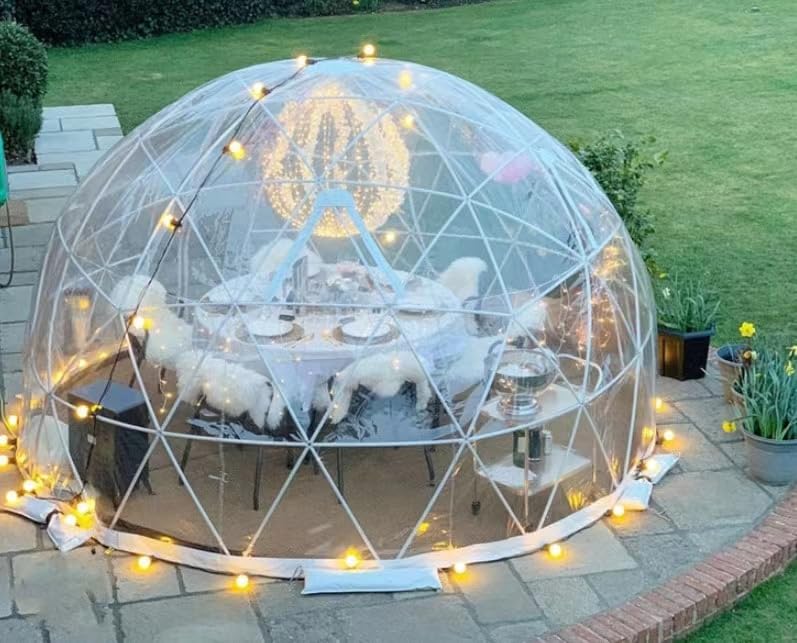 Geodesic Dome Pop Up Shelter Glamping Geodesic Dome Tent Small 16'