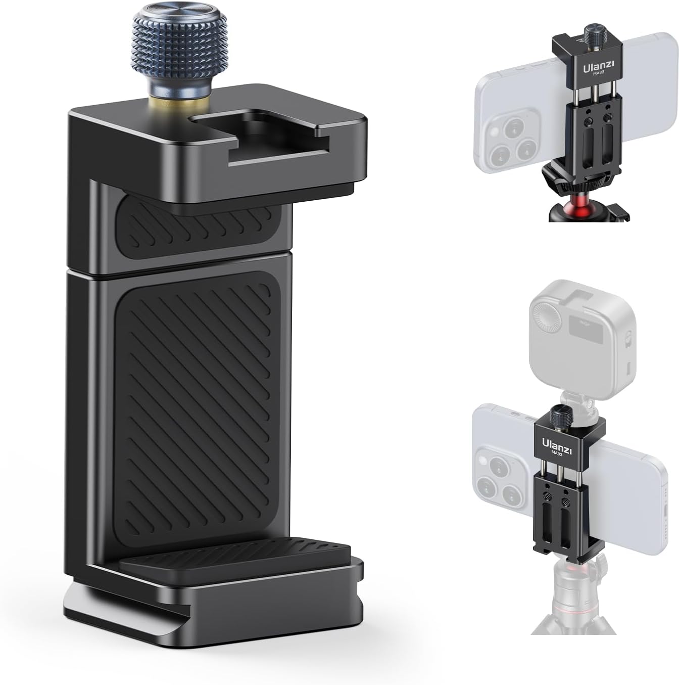 Amazon.com: ULANZI MA33 Metal Phone Tripod Mount with Arca Port & 2 ...