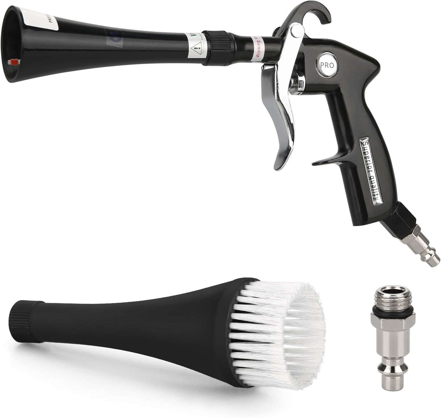 Amazon.com: RVGIVE Car Cleaning Gun with Foam Bottle, 2 Set Nozzle ...