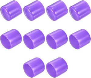 uxcell 10pcs Rubber End Caps 32mm ID Vinyl Round Tube Bolt Cap Cover ...