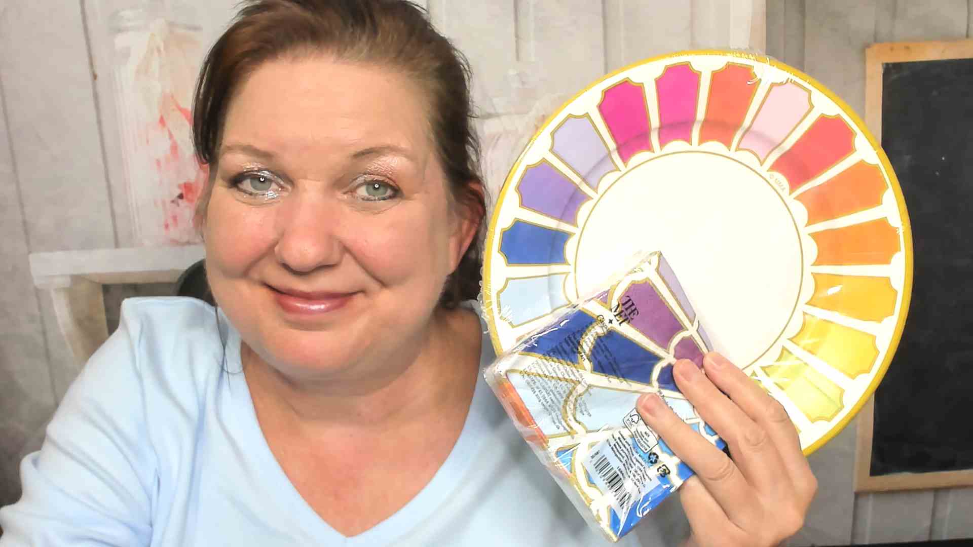 Paper Plate Color Wheel