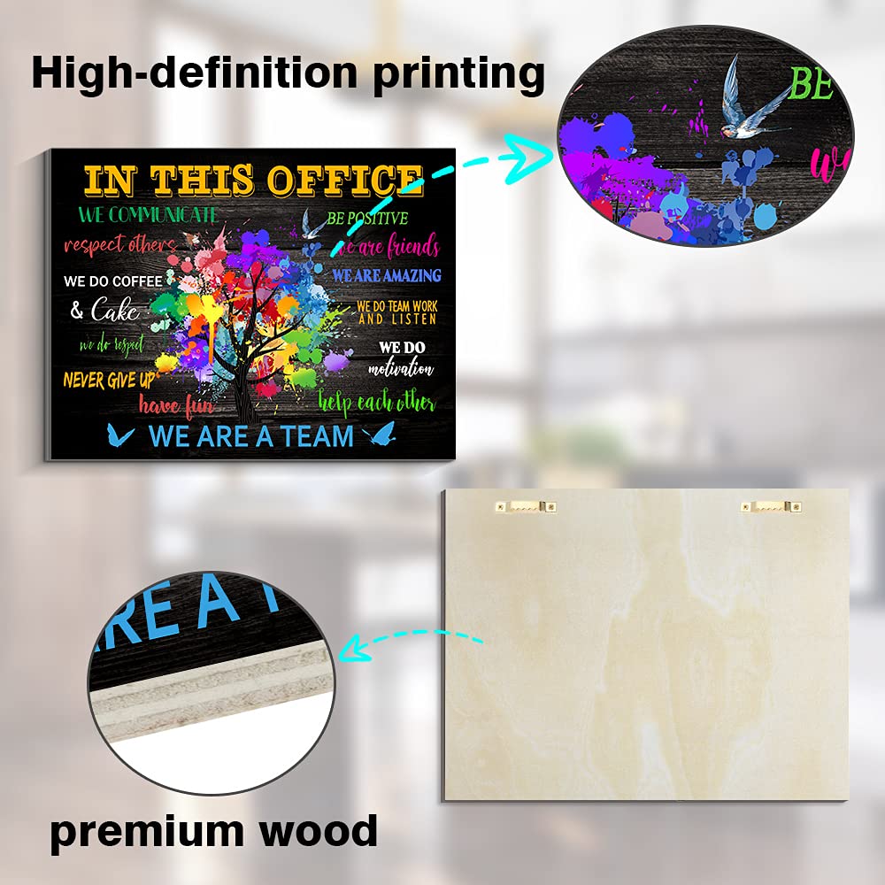 Inspirational Wall Art For Office Motivational Teamwork Posters In This ...