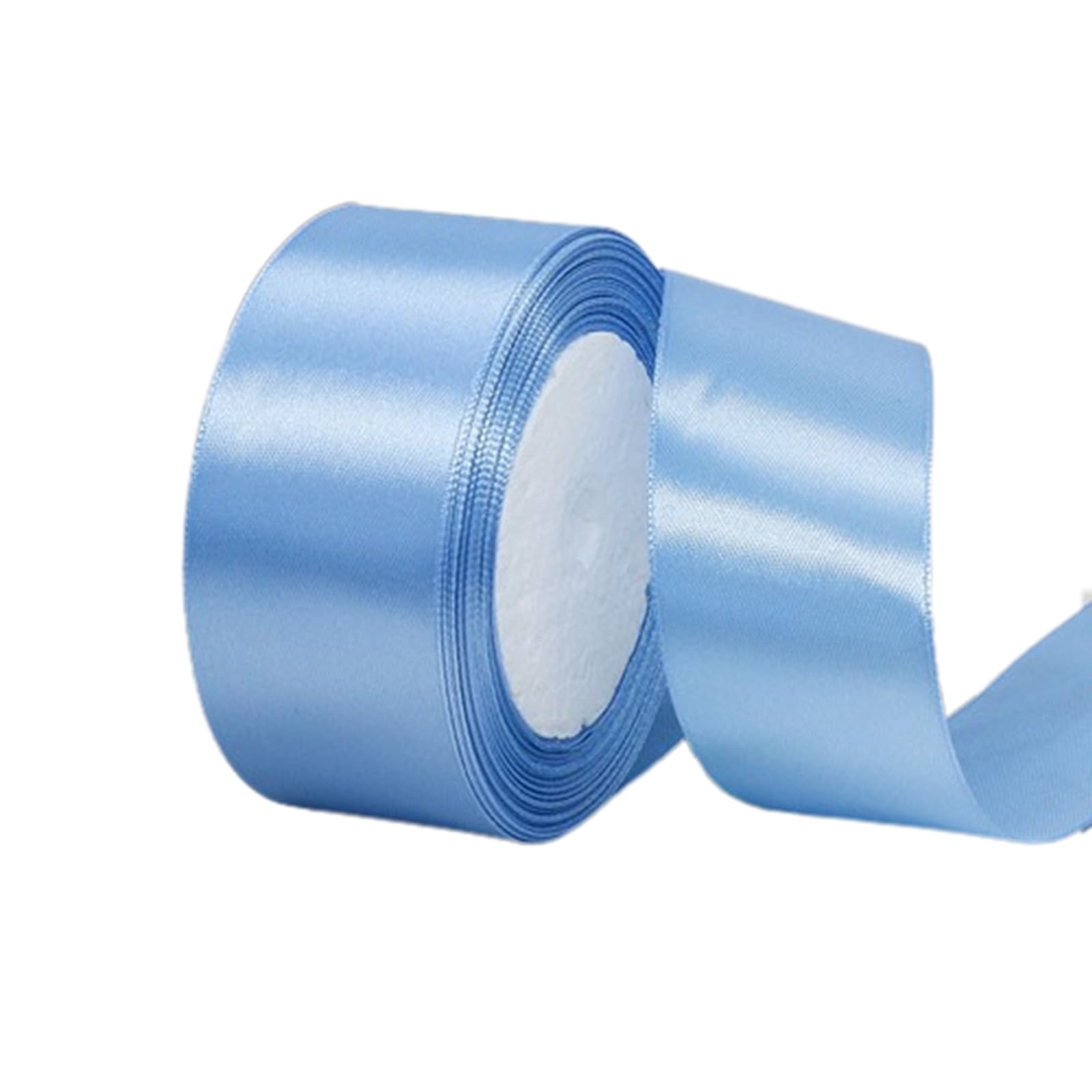 Amazon.com: Light Blue Satin Ribbon 1-1/2 inch x 25 Yards, Solid Color ...