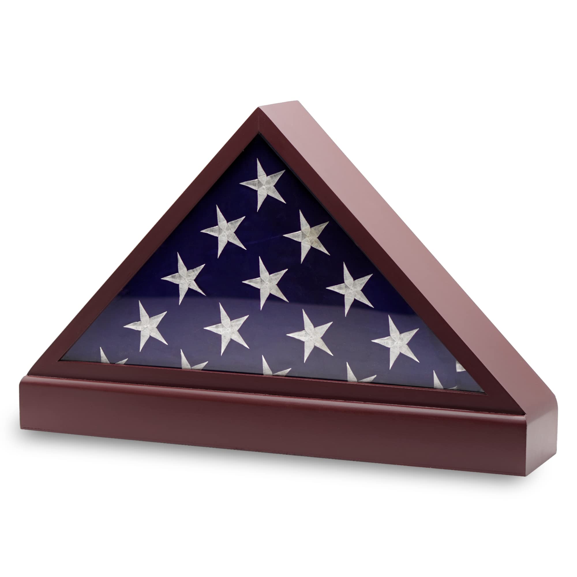 Amazon.com - DECOMIL – Burial Flag Display Case, 5x9 Flag Display Stand ...