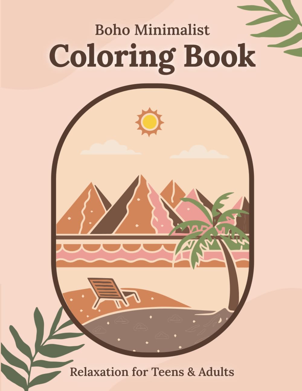 Amazon.com: Boho Minimalist: Scenic Landscapes: A Relaxing Coloring ...