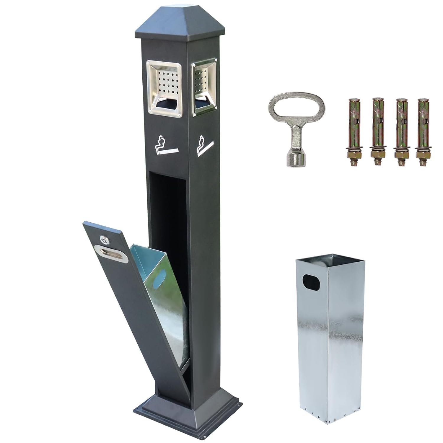 Snapklik.com : Commercial Cigarette Butt Disposal Outdoor, Standing ...