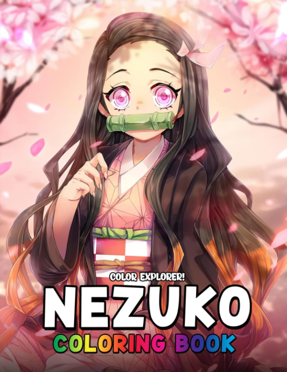 Buy Nezuko Coloring Book: Fun Anime and Manga coloring pages for fans ...