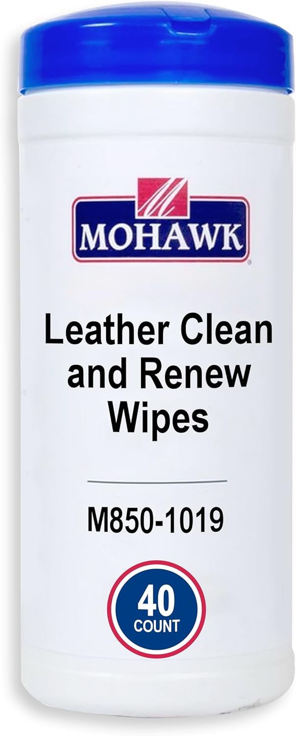 Amazon.com: Mohawk Leather Clean and Renew Wipes, Leather Cleaner, M850 ...