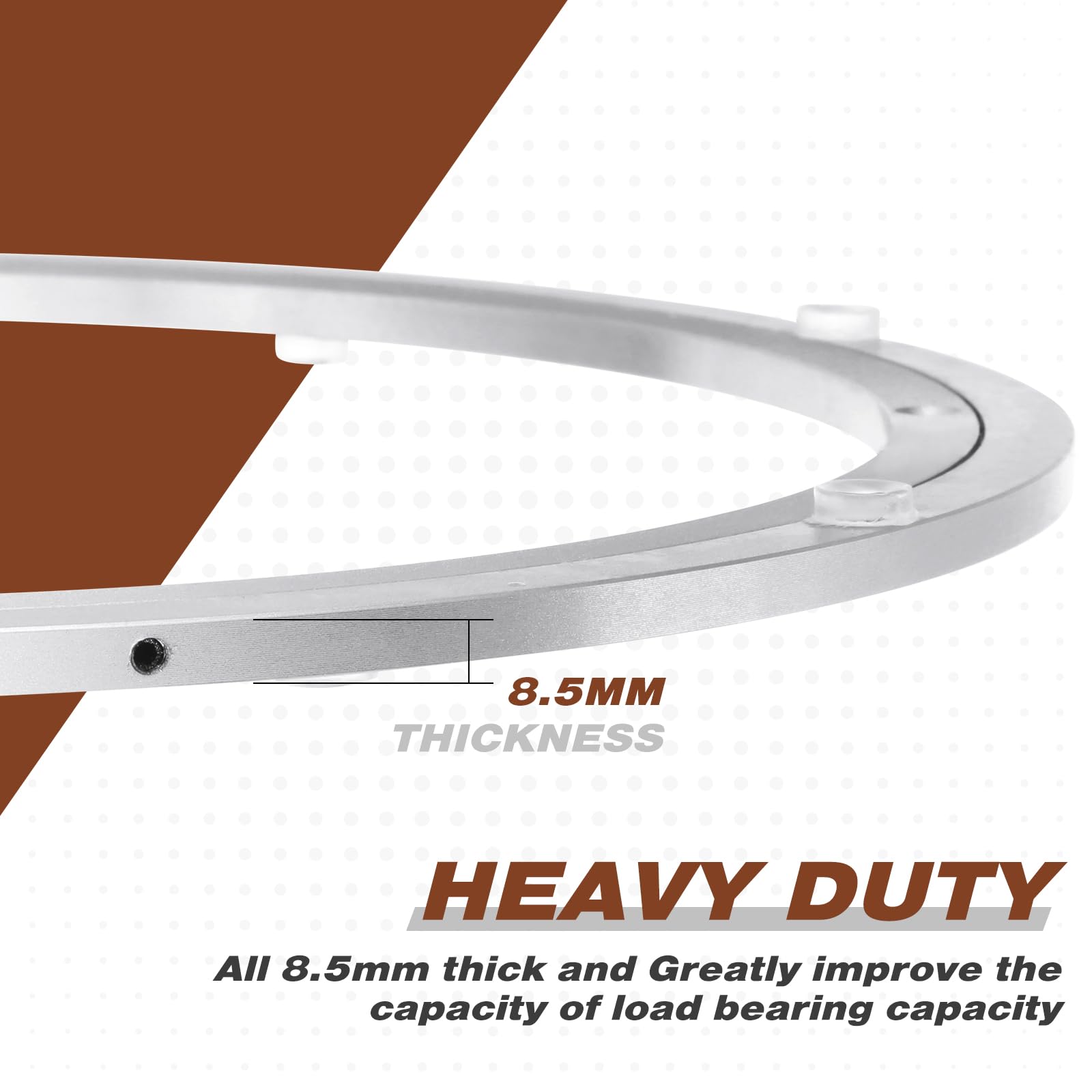 Snapklik.com : 2 Pack 16 Inch Lazy Susan Hardware Aluminum Alloy ...