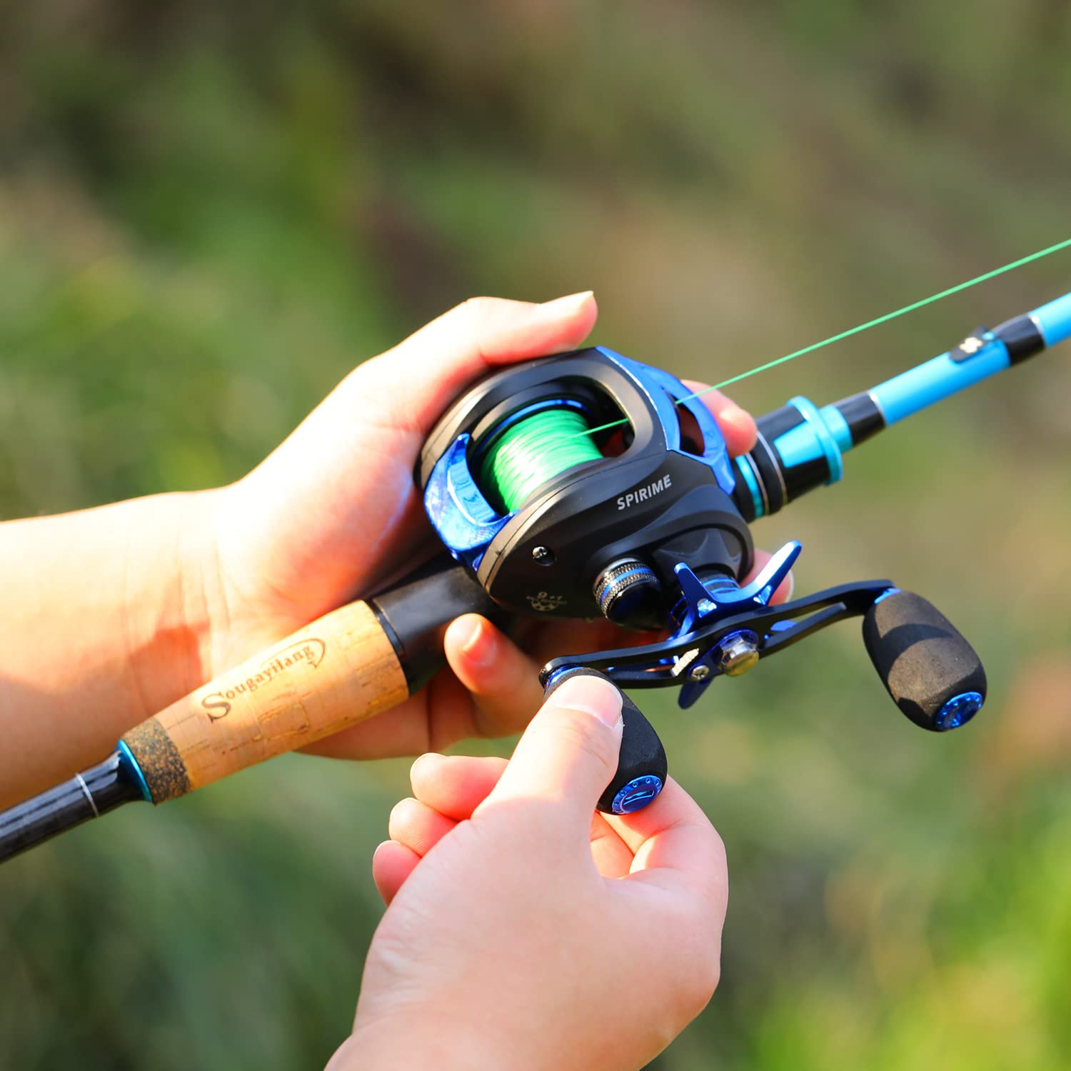 Sougayilang Fishing Rod and Reel Combo, Medium Heavy Fishing Pole with ...