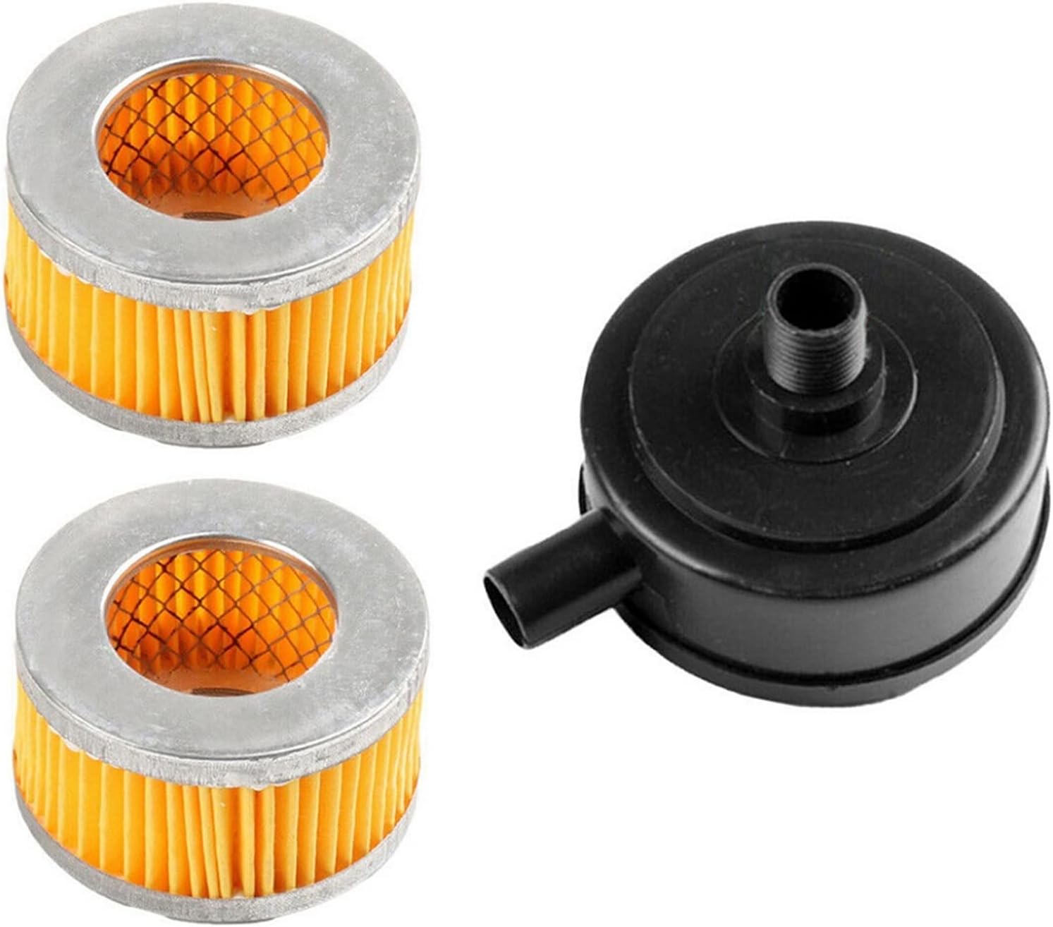 Amazon.com: HABITZ 1pcs Air Compressor Muffler+1pcs Spare Filter ...