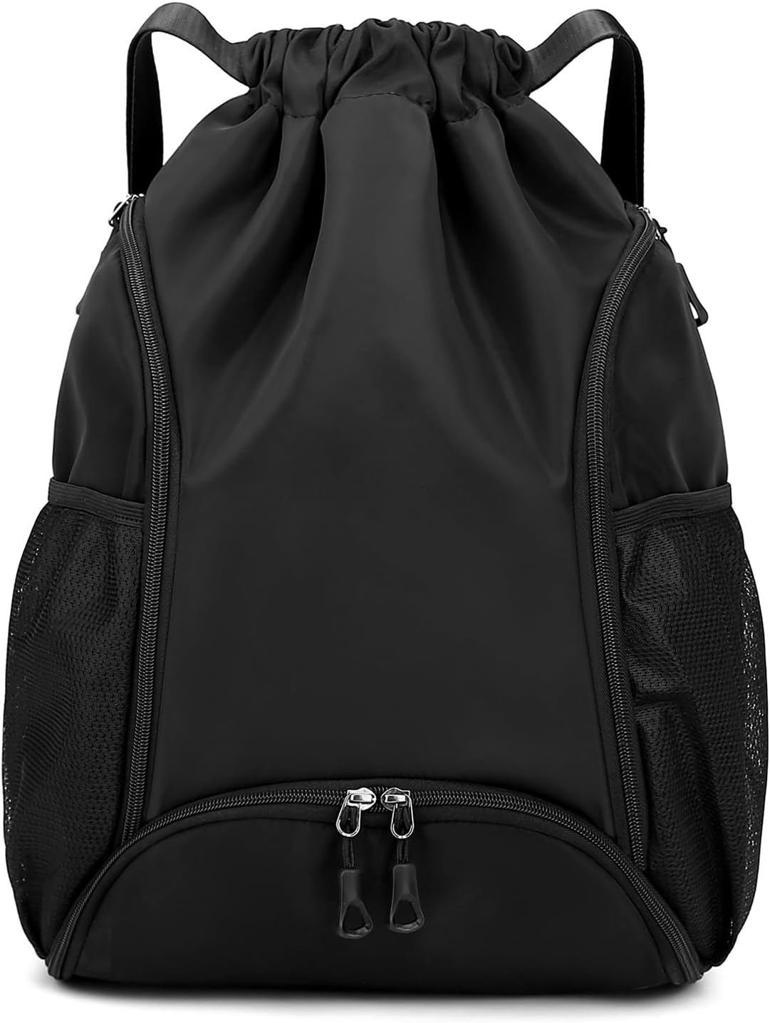 Amazon.com | Valleycomfy Sports Gym Bag Drawstring Backpack with Shoes ...