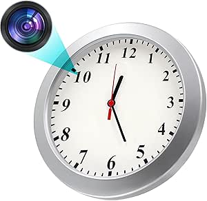 Hidden Spy Clock Camera 1080P HD Spy Camera Clock Mini Video Recorder ...