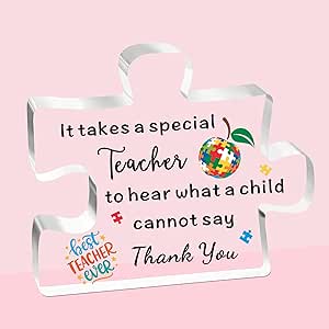 SDOFY Sen Teacher Gifts Thank You Autism Teacher Gifts Teacher ...