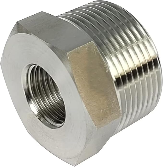 Amazon.com: Stainless Steel Reducing Hex Bushing, 1-1/4" Male NPT to 1 ...