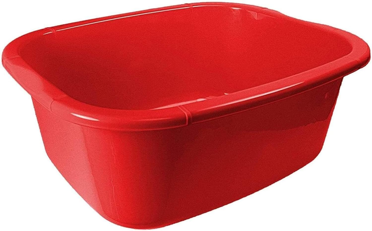 NIAM 11 Litres Rectangular Washing Up Bowl Eco Made Plastic Basin ...