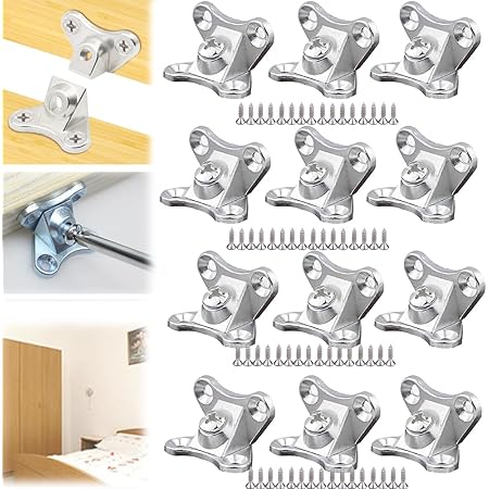Amazon.com: Tsnamay 10Pcs Detachable Corner Brace Zinc Alloy Butterfly ...