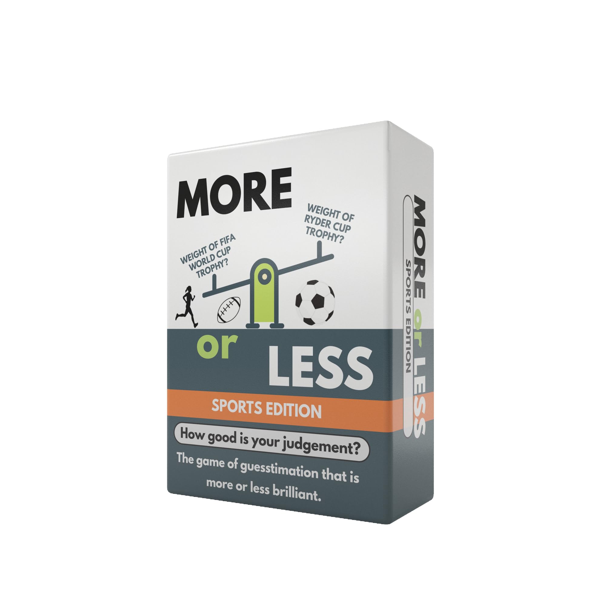 More or Less: Sports Edition Card Game – How Good Is Your Judgement? 2 ...