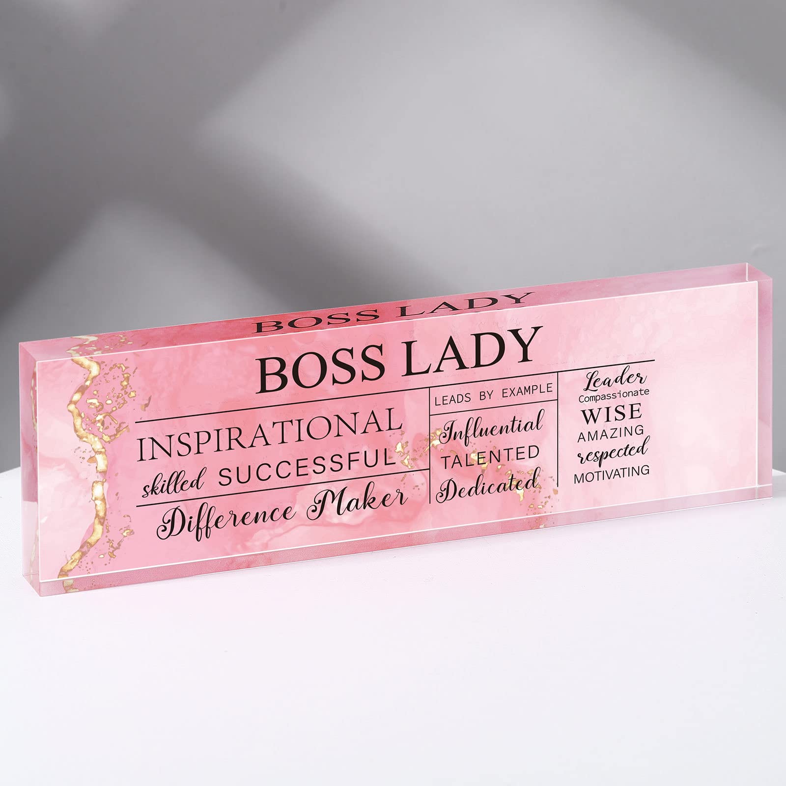 Snapklik.com : Pinkunn Boss Lady Gifts For Women Inspirational Quotes ...