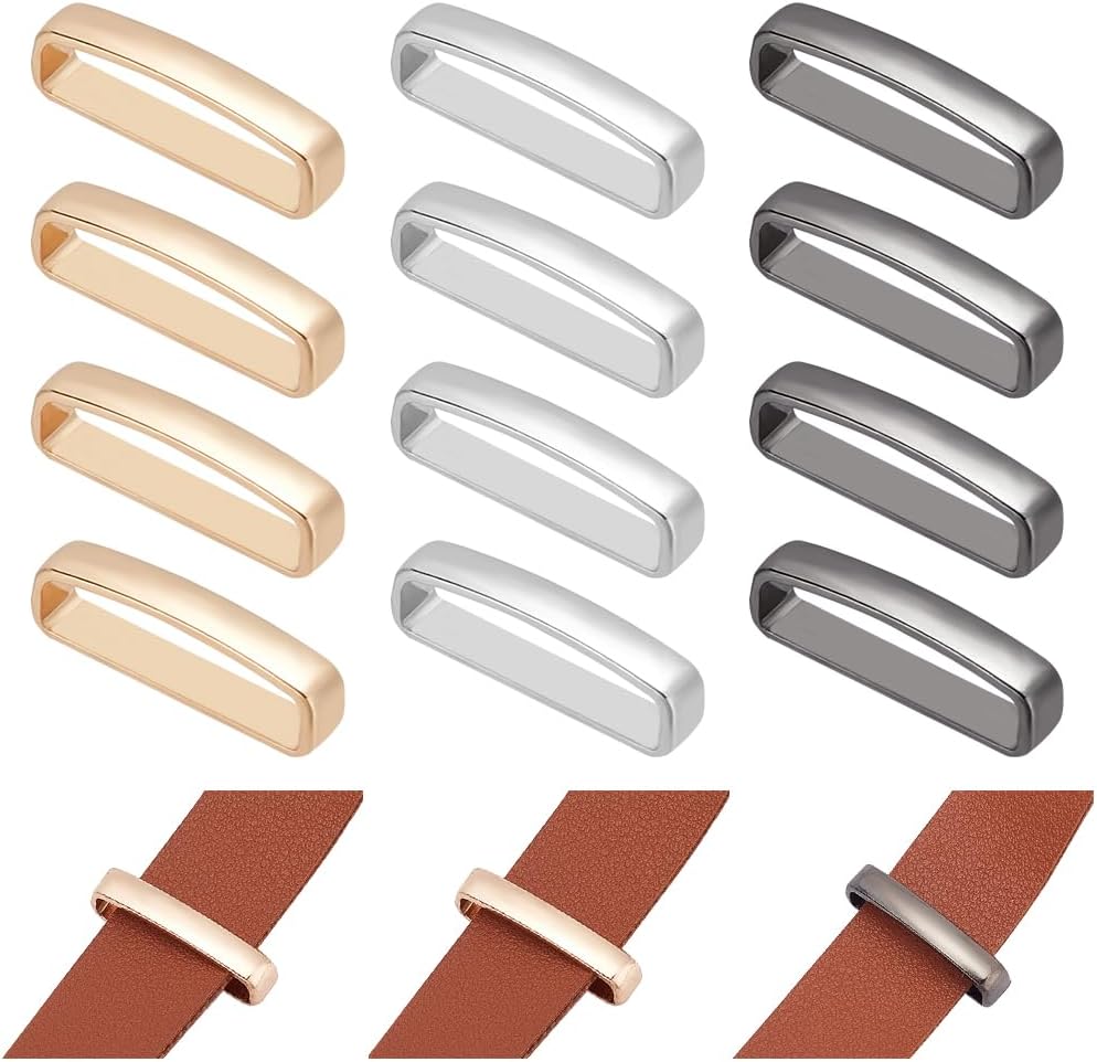 Amazon.com: WADORN 12Pcs Metal Belt Loop Keeper, 3 Colors Men's Belt ...