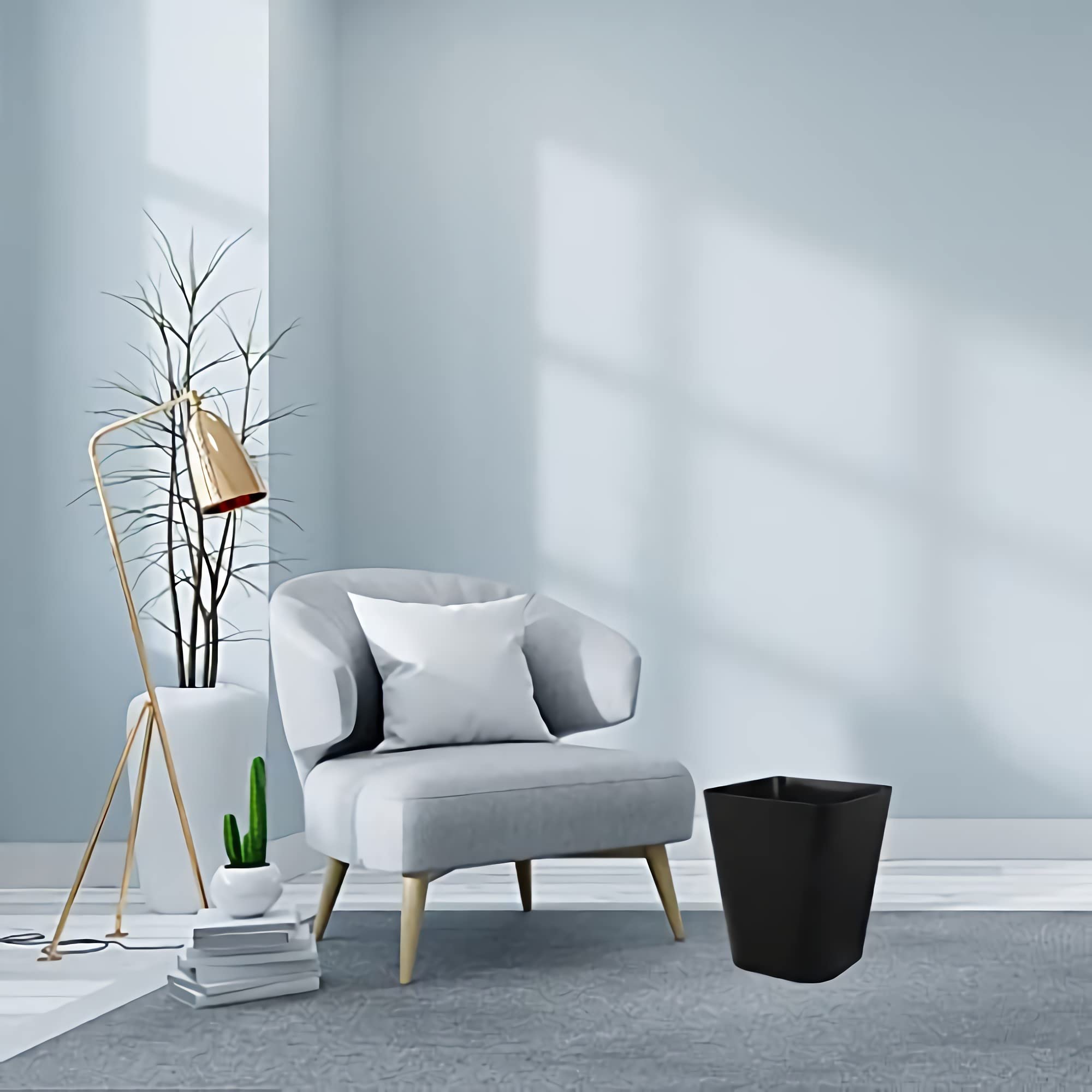 Snapklik.com : Heagoale Small Bathroom Trash Can Plastic Garbage Can ...
