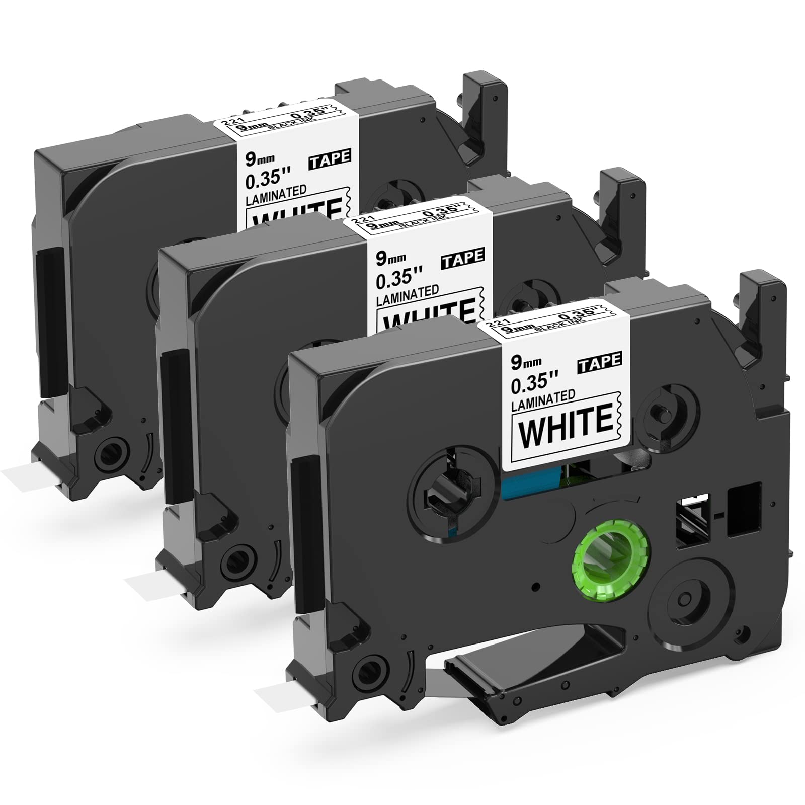 Buy 3 Pack Label KINGDOM Compatible Label Tape Replacement for Brother ...