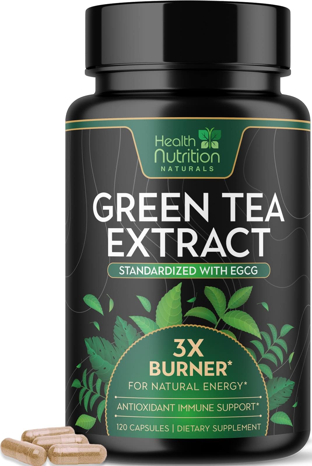 Amazon.com: Green Tea Pills Extract - 98% Standardized EGCG 1300mg for ...