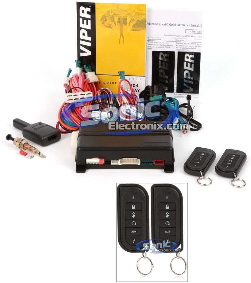 Amazon.com: Viper 4104V 1-Way Super Code Remote Start System : Electronics