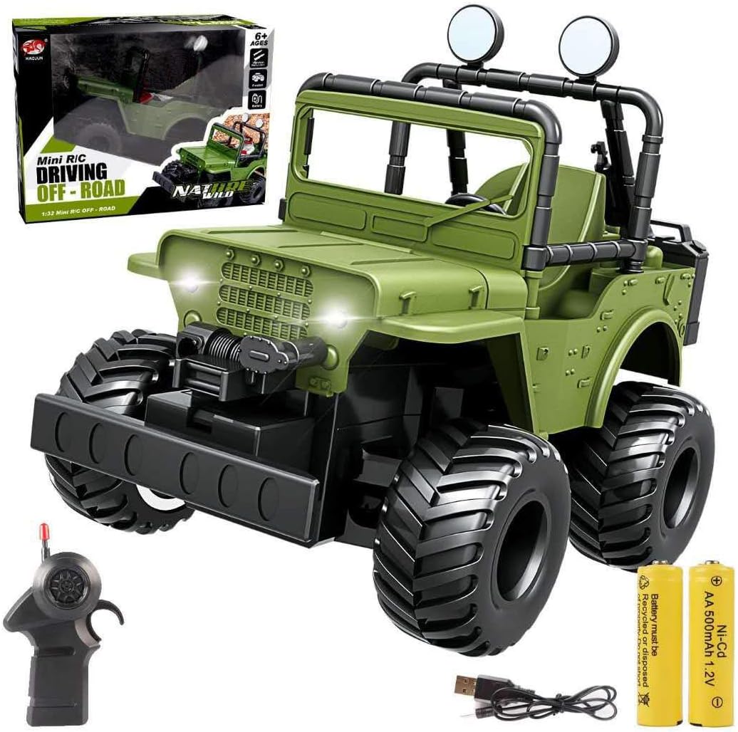Amazon.com: Mini RC Trucks, 1:32 Remote Control Car RC Cars Drive Off ...